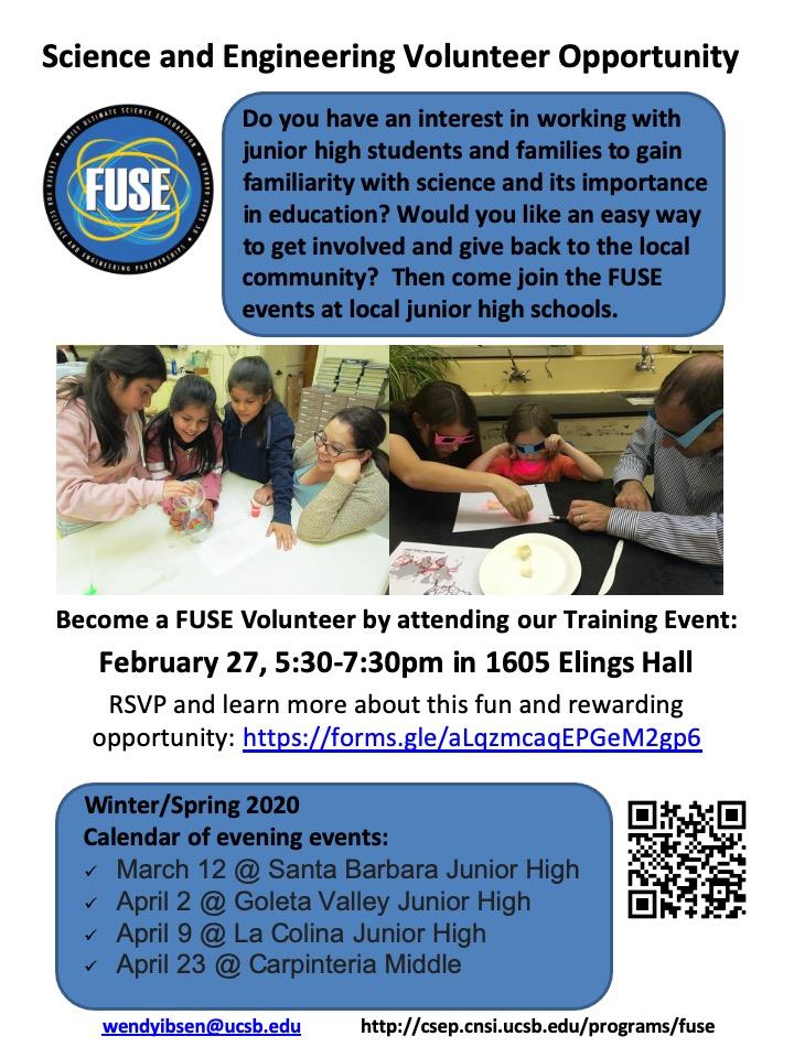 Science and engineering volunteer opportunity | Professional Development