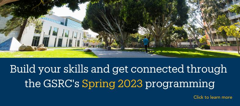 Check out our Spring 2023 programming lineup! | Graduate Student ...